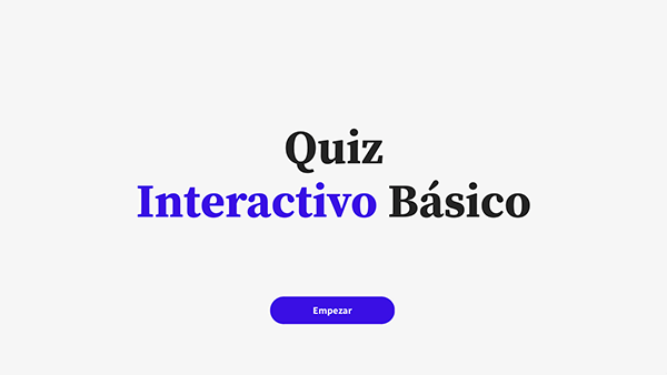 Plantillas de quizzes interactivos | Genially